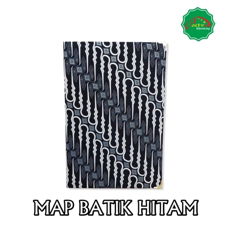 Jual Map Batik Hitam Putih / Map Ijazah / Ukuran F4 Berkualitas ...