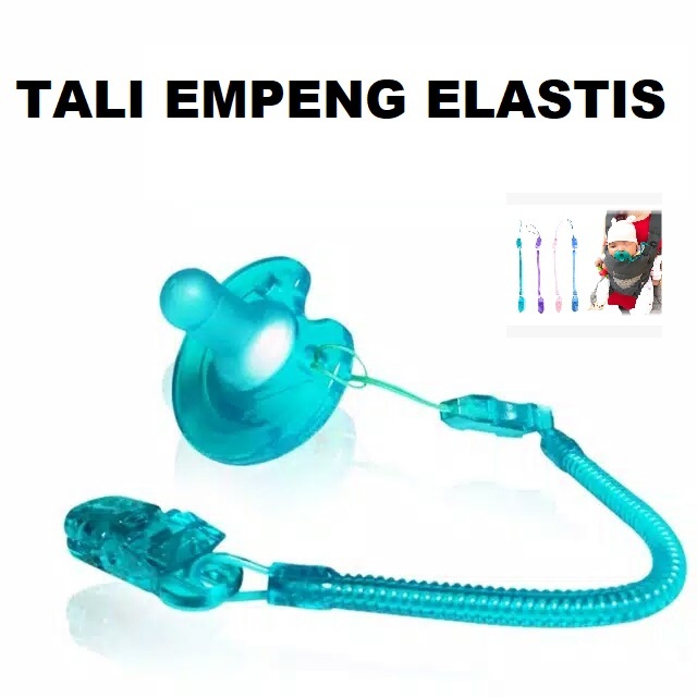 Jual TALI EMPENG ELASTIS / TALI GIGITAN BAYI / KLIP DOT PACIFIER SPIRAL ...