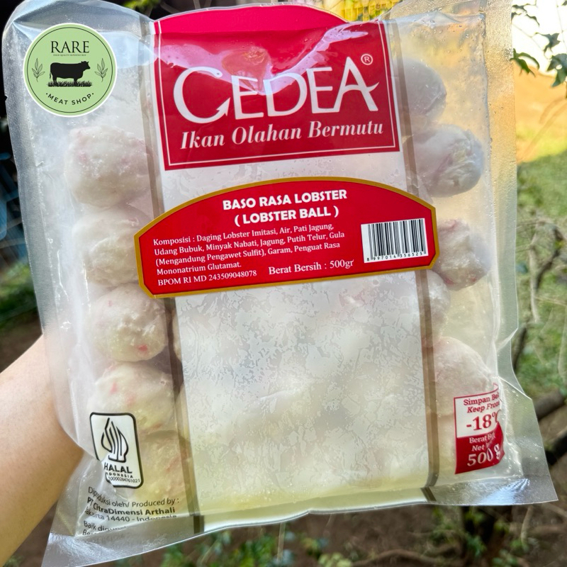 Jual CEDEA lobster ball baso 500gr | Shopee Indonesia