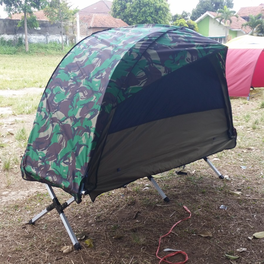 Jual Tenda Velbed Loreng ( Tendanya saja ) | Shopee Indonesia
