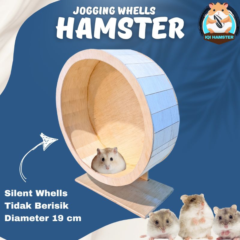 Jual Mainan Hamster Jogging Wheels 19cm - Kincir Hamster Kayu | Shopee ...