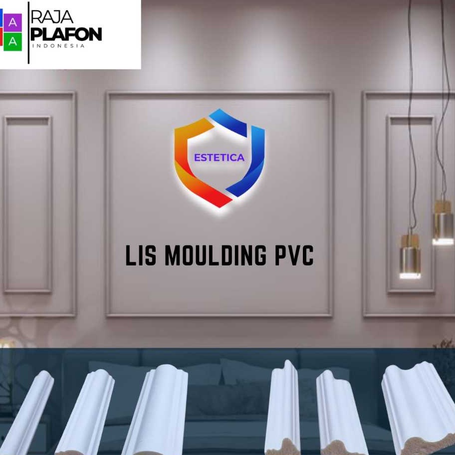 Jual List Moulding Putih List Molding PVC Putih Anti Rayap Anti Air ...