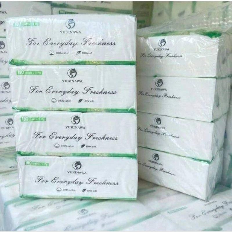 Jual Tisu Yukinawa 180 Sheets 2 Ply (1 Bal 48 Pcs) | Shopee Indonesia