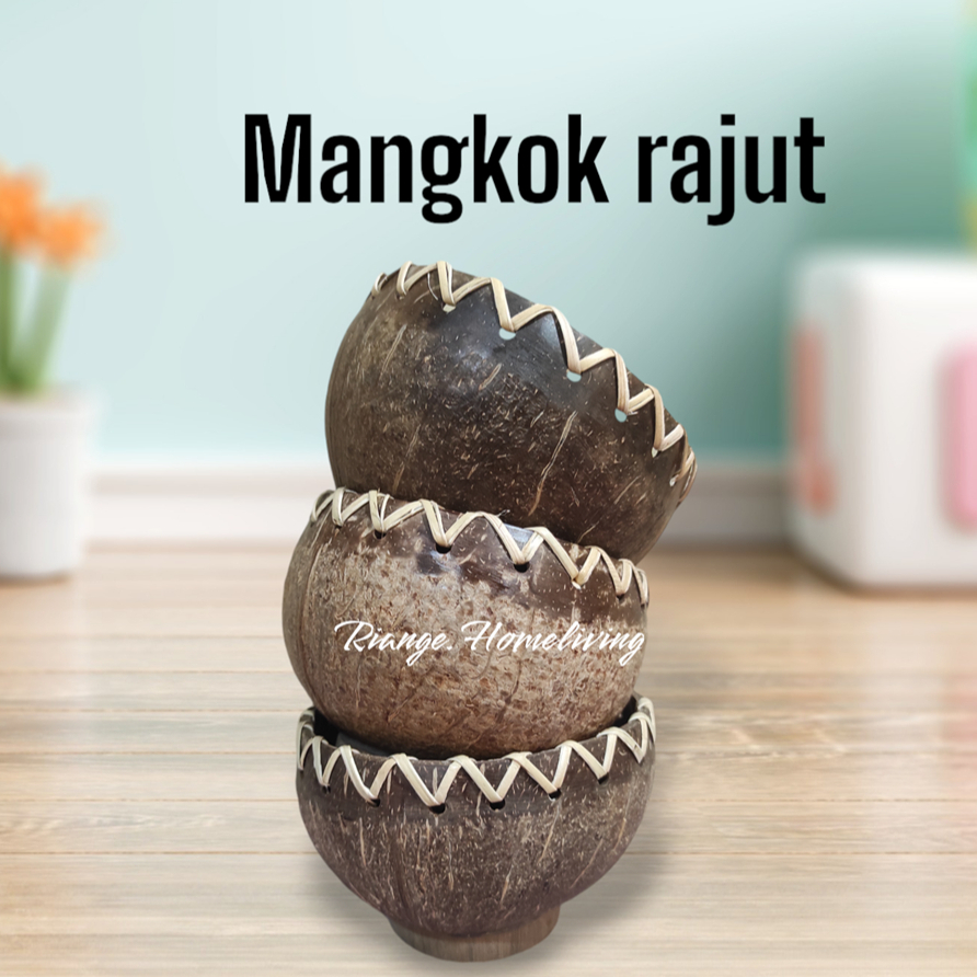 Jual KERAJINAN BATOK/Mangkok batok cantik/Mangkok batok unik/Mangkok ...