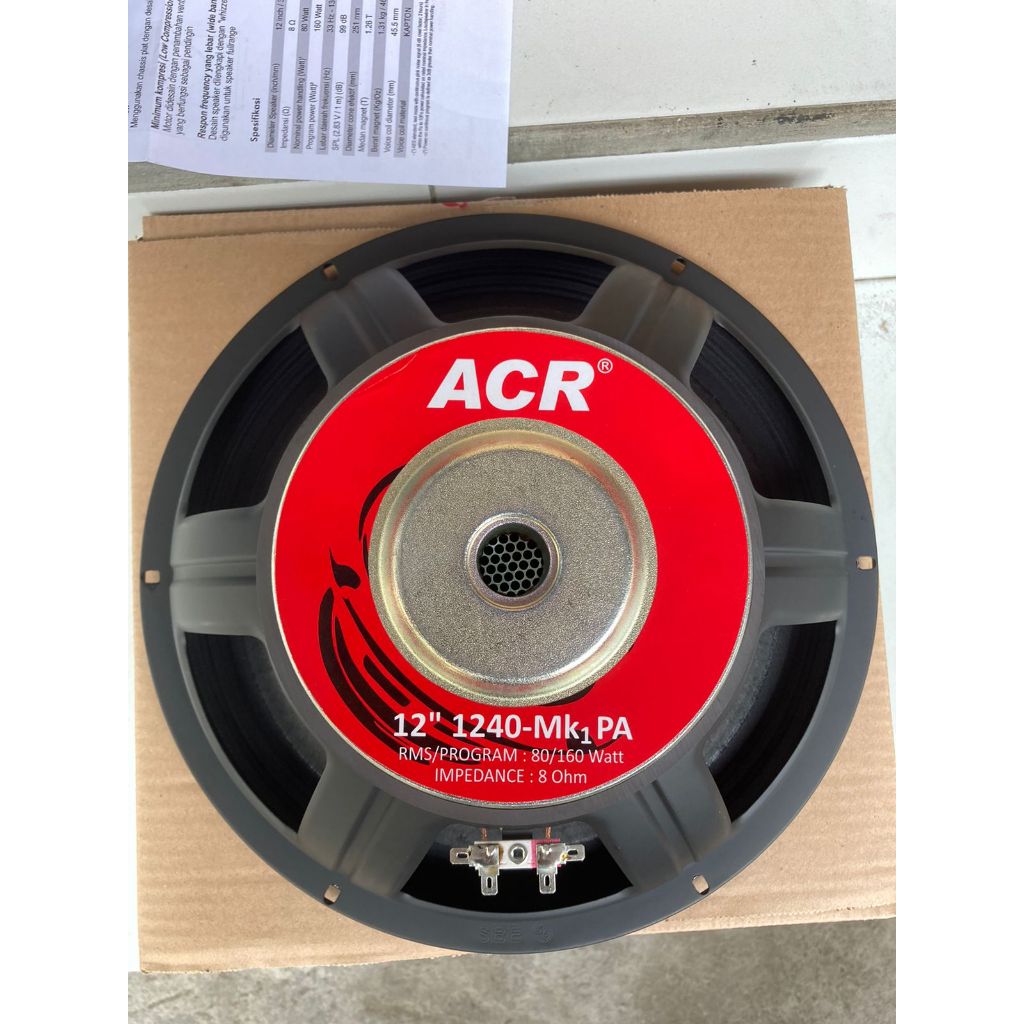 Jual Speaker ACR 1240 Classic 12 inch Fullrange Original Speaker 12in ...