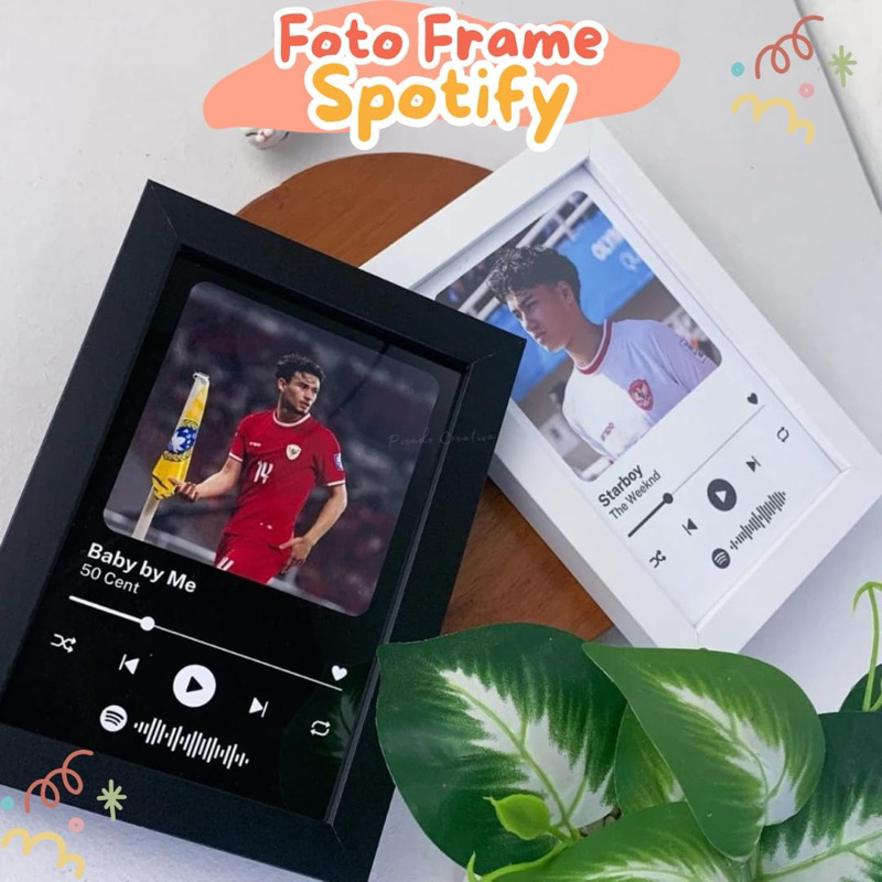 Jual Ready langsung kirim Spotify Frame ukiran 5R - Bingkai Foto Pigura ...