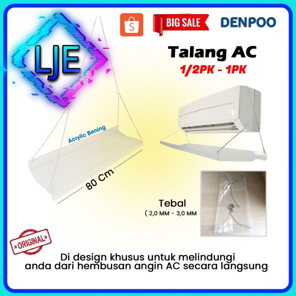 Jual Cover Angin AC / Talang AC / AC Reflector Ukuran 80 cm dan 100cm ...