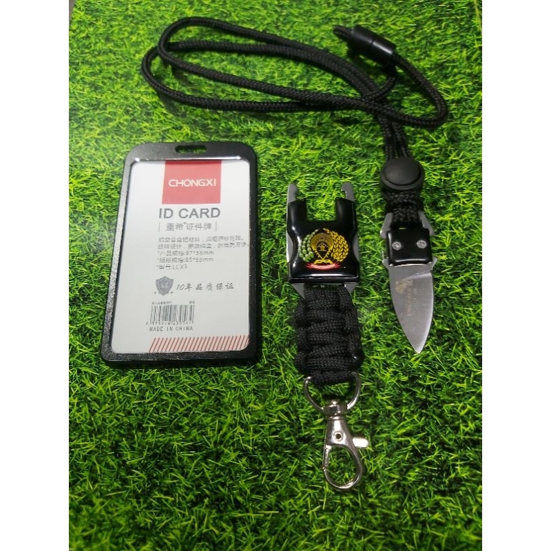 Jual lanyard id card holder custom logo lapas lembaga pemasyarakatan ...