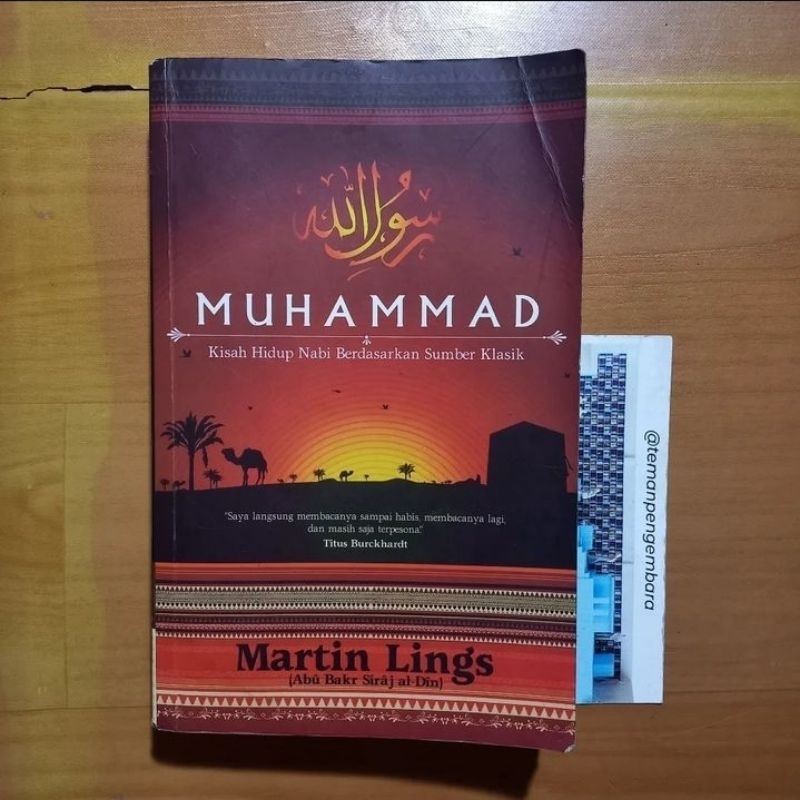 Jual Buku MUHAMMAD Kisah Hidup Nabi Berdasarkan Sumber Klasik - Martin ...