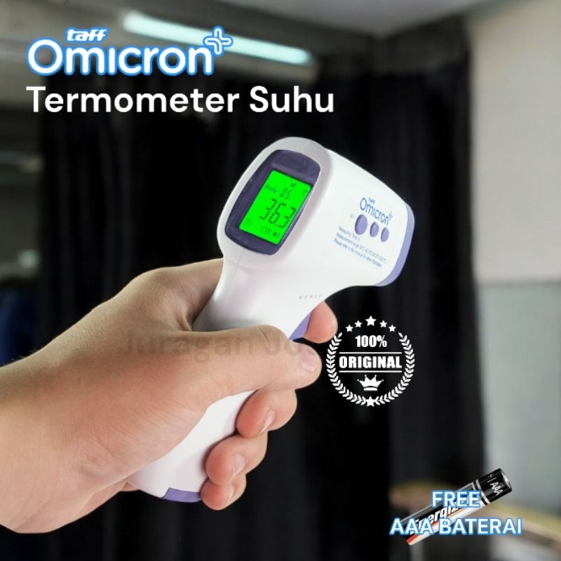 Jual TaffOmicron Thermogun Thermometer Tembak Cek Suhu Badan Infrared ...