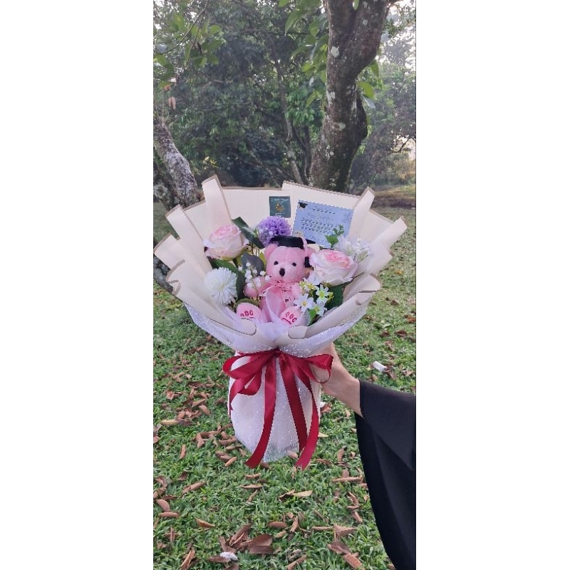 Jual BUKET WISUDA BUKET BONEKA WISUDA GRADUATION BOUQUET | Shopee Indonesia
