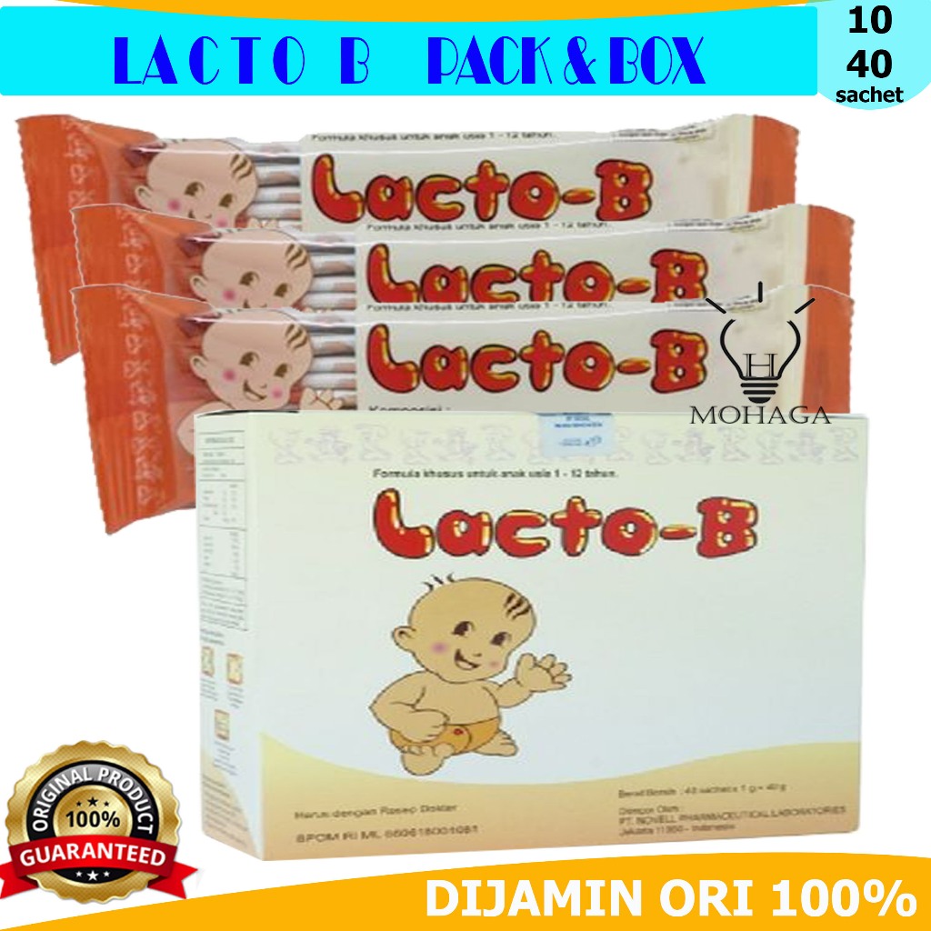 Jual Lacto B 1 Pack dan 1 Box Probiotik Bayi dan Anak Anak | Shopee ...