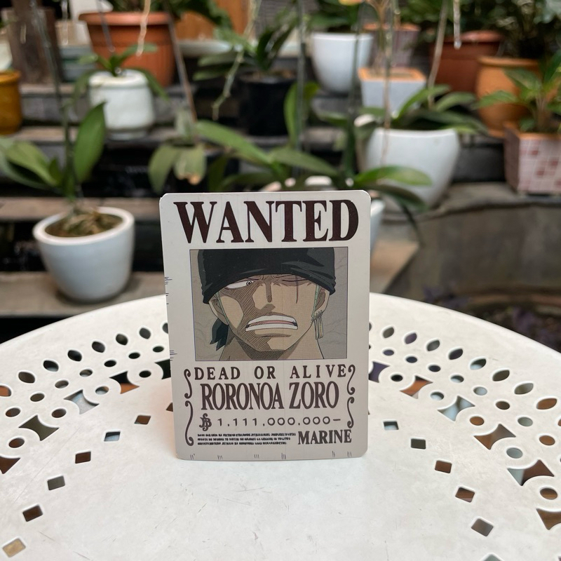 Jual Chatime x One Piece Roronoa Zoro PC Photocard Card Kartu | Shopee ...