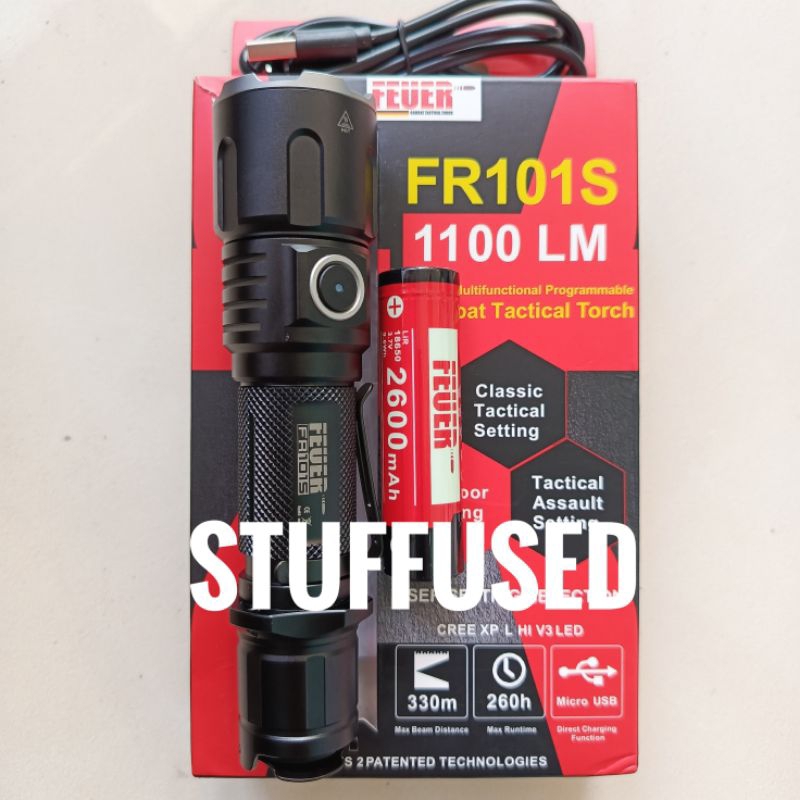 Jual Senter Tactical Brand Jerman Feuer FR101S German rebrand Klarus ...