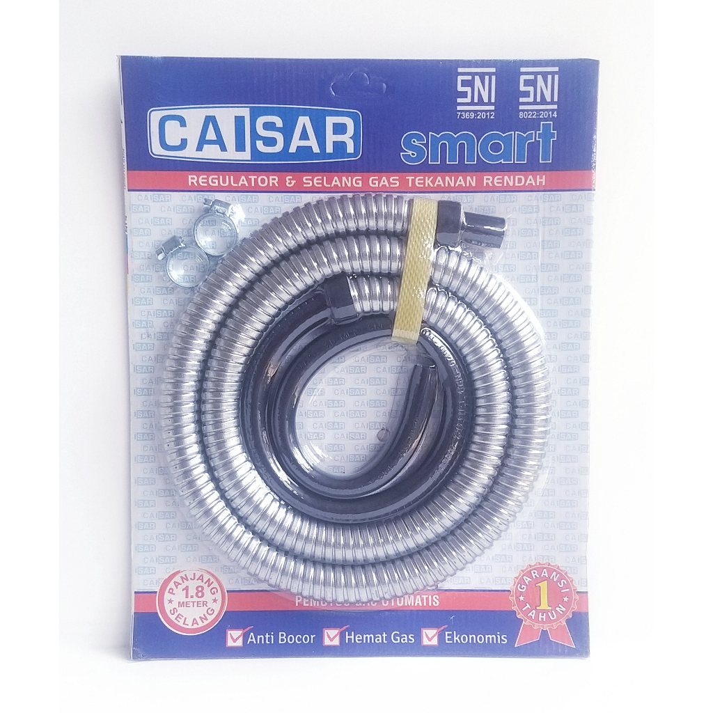 Jual SELANG GAS + REGULATOR CAISAR PANJANG 1.8 METER MURAH BERKUALITAS ...