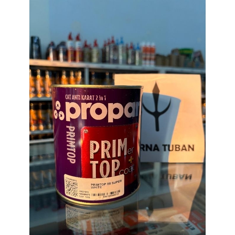 Jual Primtop 88 Super White 1 kg/ Propan Primer Topcoat Super White 1 ...