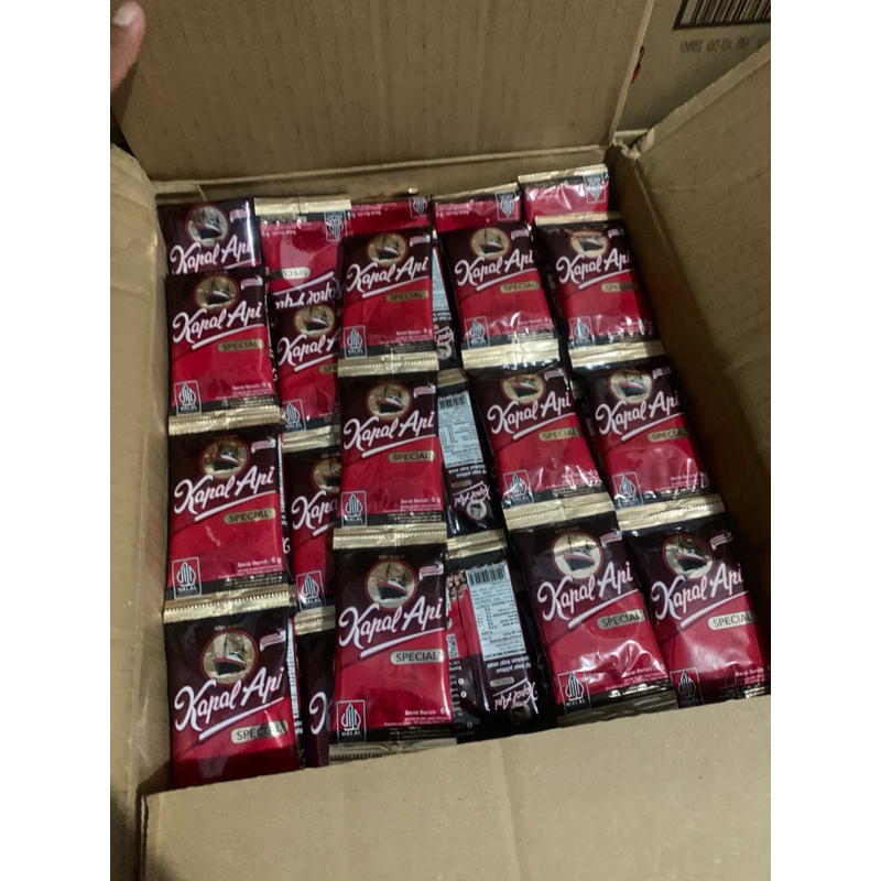 Jual Kopi Kapal Api kemasan sachet 1 renteng isi 10 pcs @6,5 gram ...