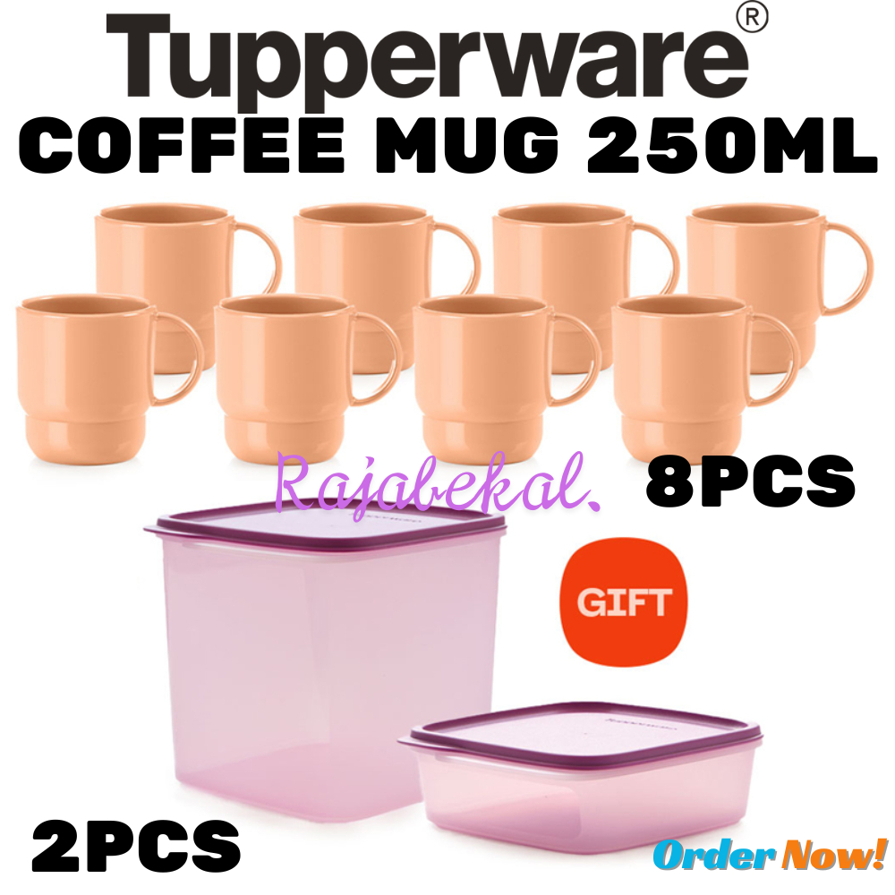 Jual PROMO Tupperware Coffee Mug 250ml | Shopee Indonesia