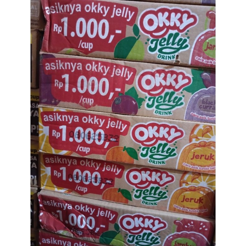 Jual Okky jelly drink 1 karton 24 cup | Shopee Indonesia