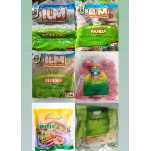 Jual ILM IKAN OLAHAN BENTUK PANDA/ ILM SUKOI/ILM BURGER/ILM SCALOP/ILM ...