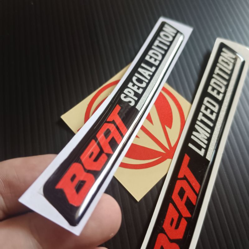 Jual STIKER TIMBUL EMBLEM BEAT LIMITED EDITION 3D | Shopee Indonesia