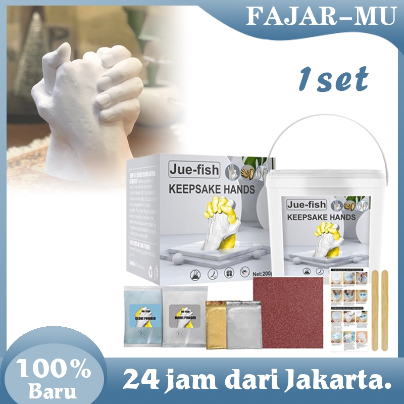 Jual DIY Hand Casting Kit Cetakan Patung Tangan Pasangan Keluarga ...