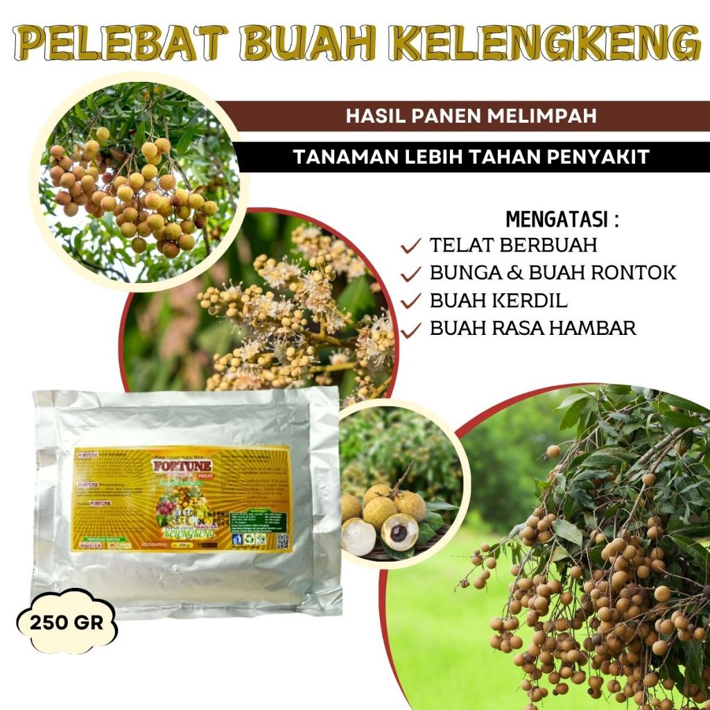 Jual Pupuk Organik Cair Kelengkeng, Pupuk Booster Kelengkeng isi 1L, Boster Pelebat Buah ...