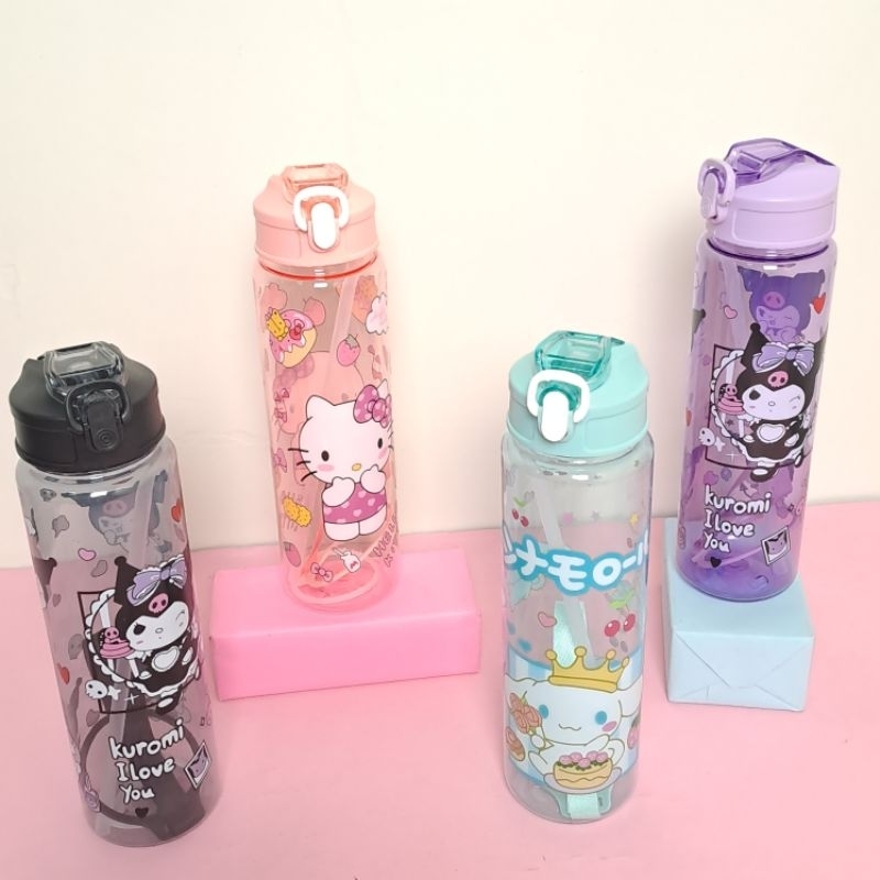 Jual Botol Minum Tumbler BPA Free 900 ML Viral Sanrio Kuromi Hello ...