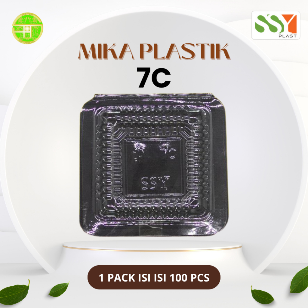 Jual Mika Kue Ukuran 7C Bening Food Grade Plastik 1 Pack 100 pcs ...