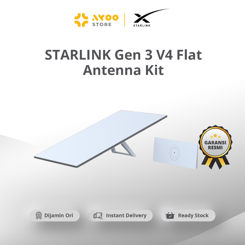 Jual STARLINK Gen 3 V4 Flat Antenna WiFi Kit | Shopee Indonesia