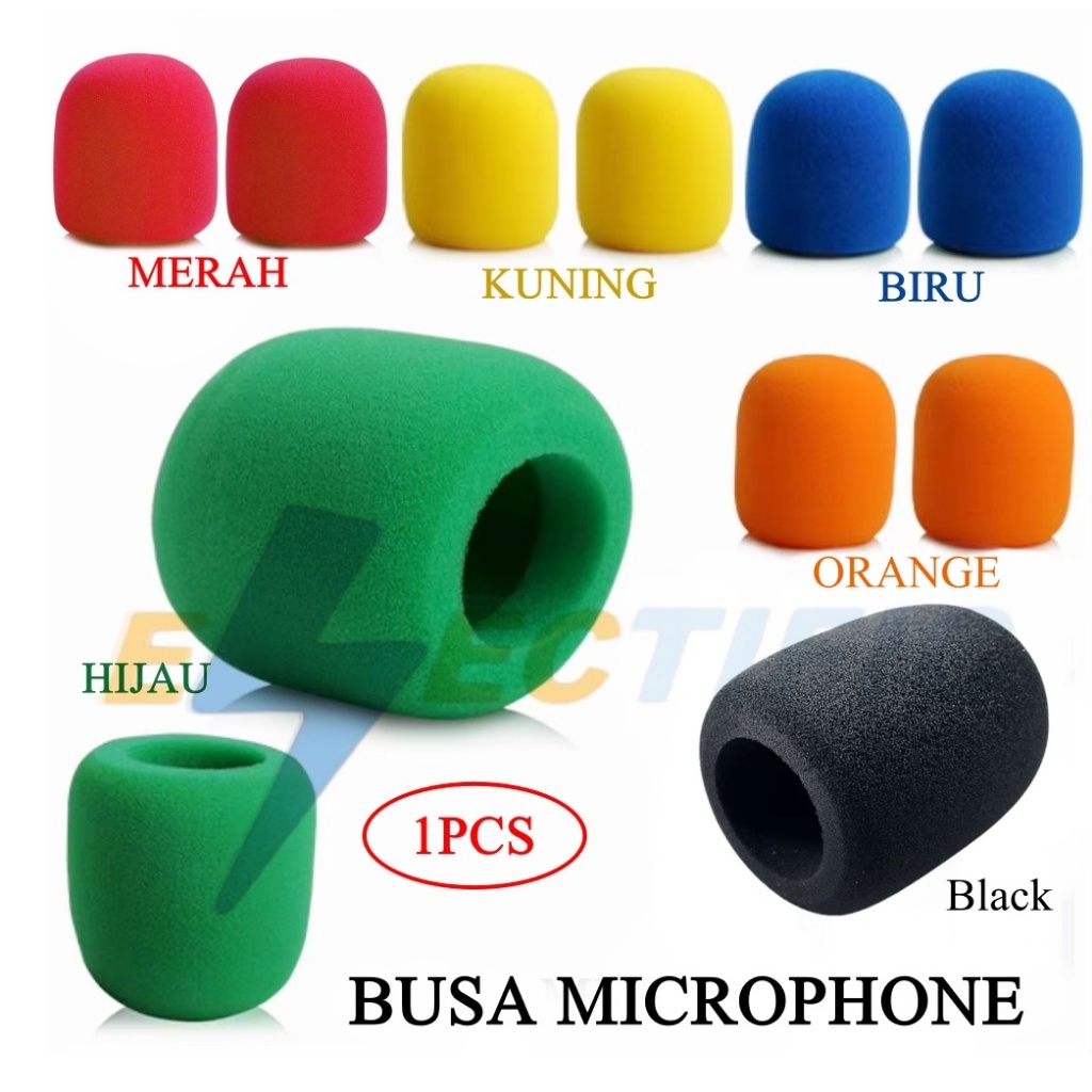 Jual BUSA MICROPHONE TEBAL / SPON MIC / SPONGE MIC / COVER MIC / FOAM ...