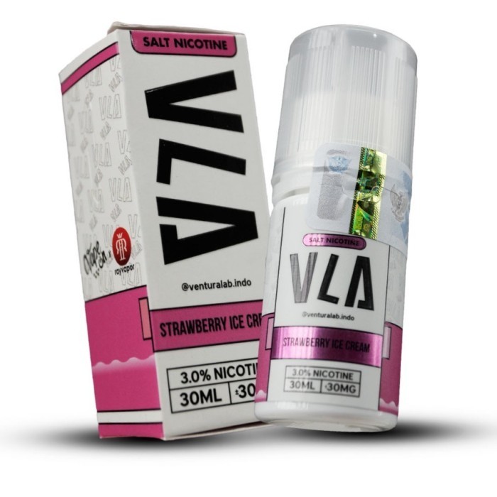 Jual LIQUID VLA STRAWBERRY ICE CREAM 30ML 30MG | Shopee Indonesia