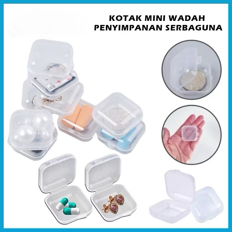 Jual Kotak Obat Mini / Wadah Tempat Penyimpanan Pil Obat Kapsul ...