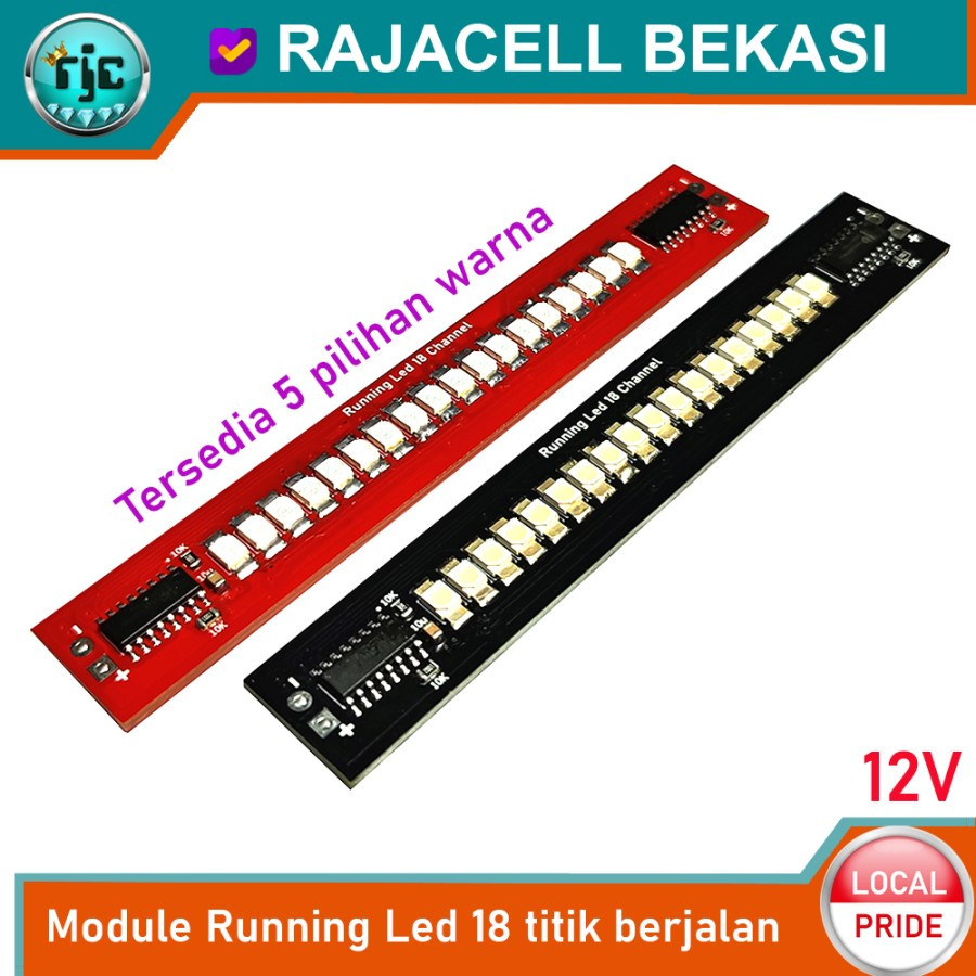Jual Running Led Variasi 12V 18 Led lampu berjalan DIY Kit ada 6 ...