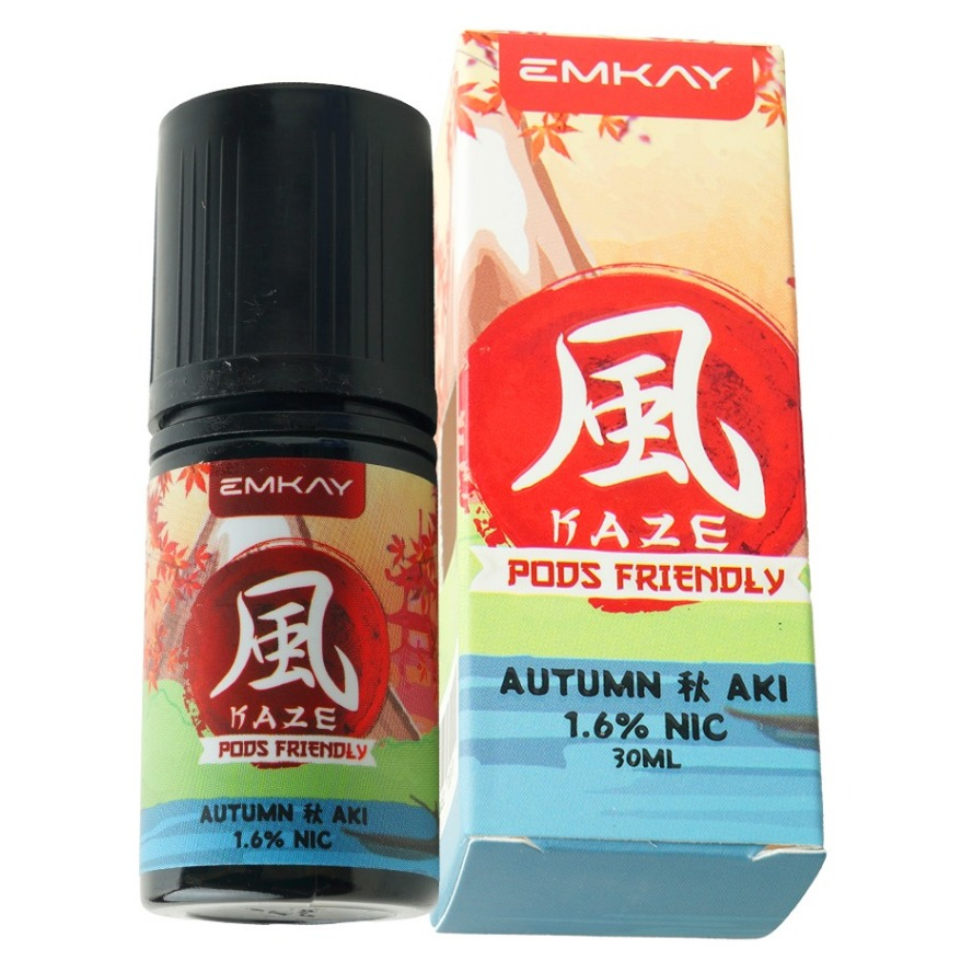 Jual Liquid Vape Vapor Kaze Autumn Aki Pods Friendly 16MG 30ML By Emkay ...