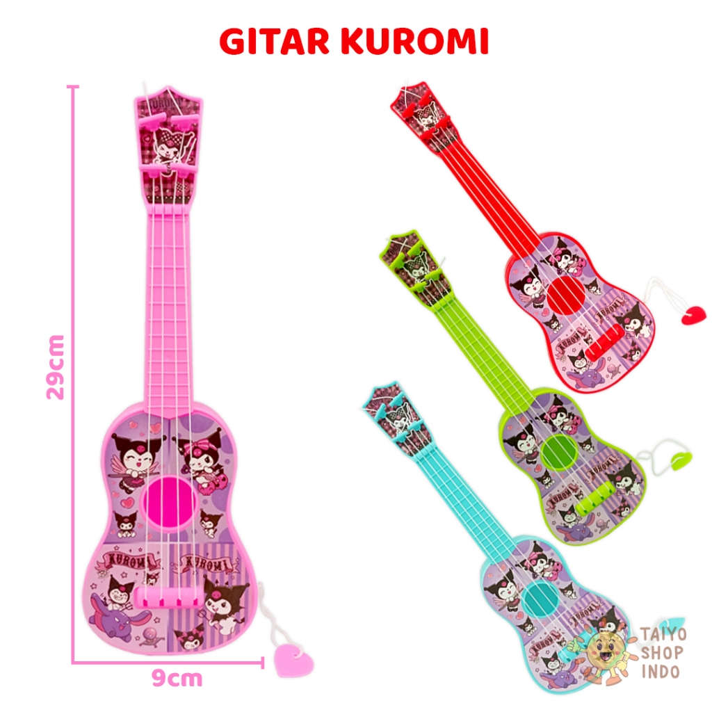 Jual TAIYO Mainan Anak Gitar Mini Karakter Animal Ukulele Belajar Alat ...