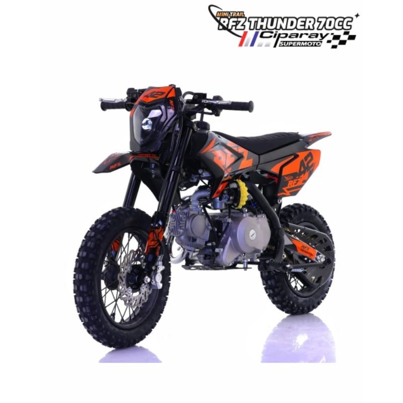 Jual MOTOR MINI TRAIL RFZ THUNDER 70 CC 4TAK MATIC | Shopee Indonesia