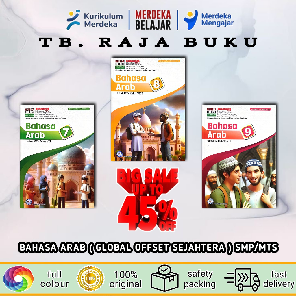 Jual Buku Siswa Pendamping BAHASA ARAB, KMA 450 Kelas 7,8,9 SMP Kurikulum Merdeka - Global ...