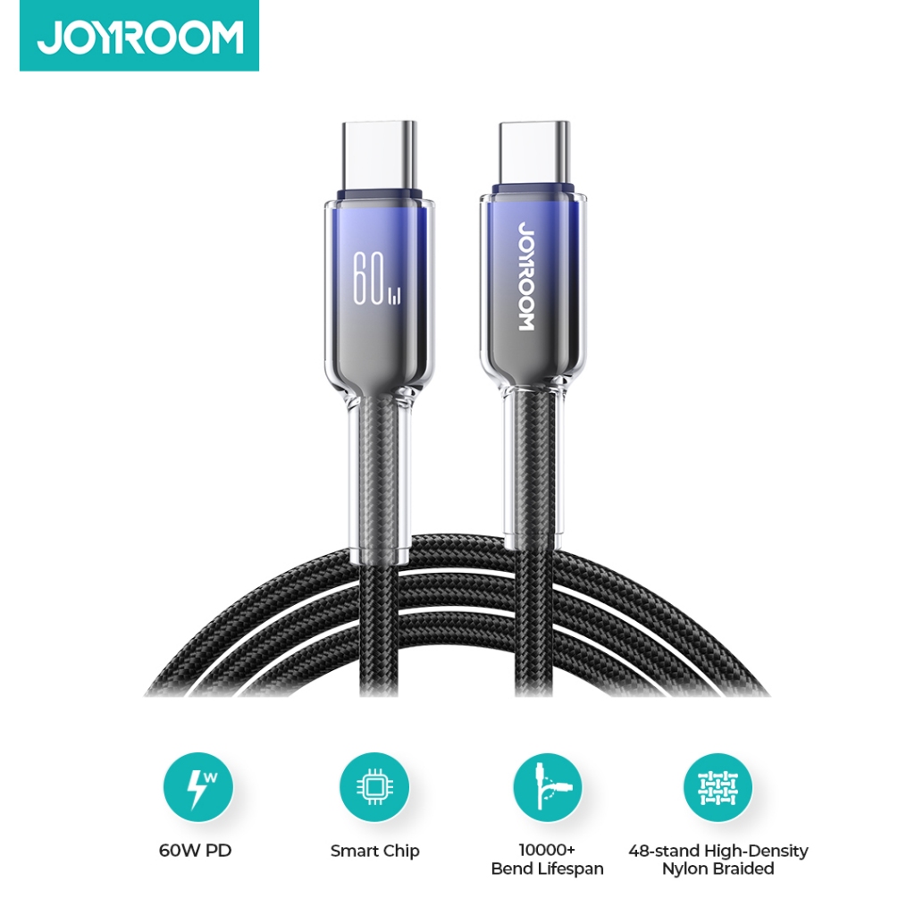 Jual JOYROOM A42 Kabel Data Fast Charging Type C to Type C PD 60W | Shopee Indonesia