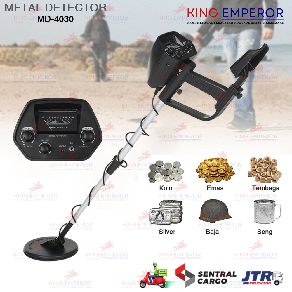 Jual King Metal Detector Gold Hunter MD 4030 / Alat Deteksi Emas Logam ...