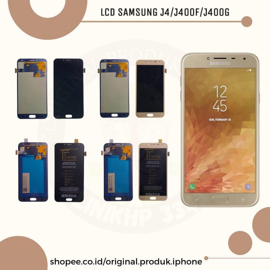 Jual LCD TOUCHSCREEN SAM J4/J400F/J400G FULLSET ORIGINAL | Shopee Indonesia