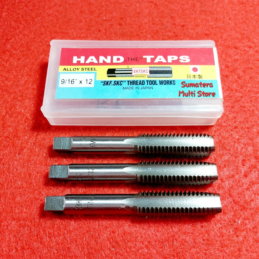 Jual Hand Taps 9/16 x 12 UNC JAPAN SKC Original - Mata Tap Baut - Inchi ...