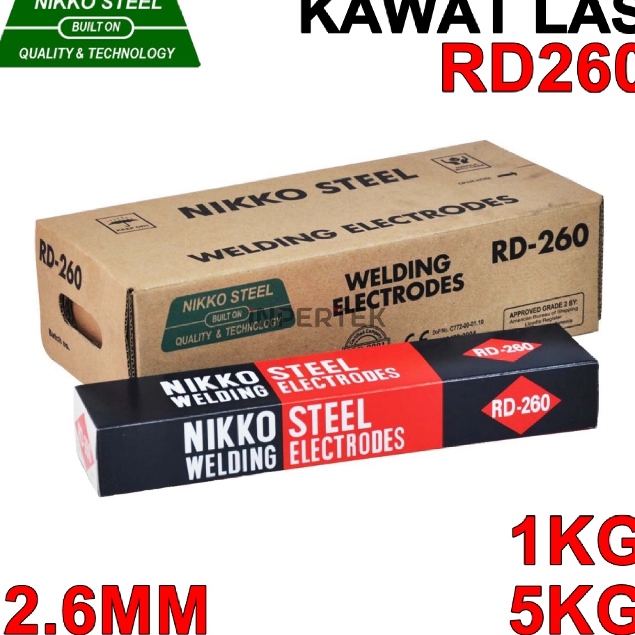 Jual Kawat Las RD26 26mm NIKKO STEEL Elektroda RD 26 26 mm Welding ...