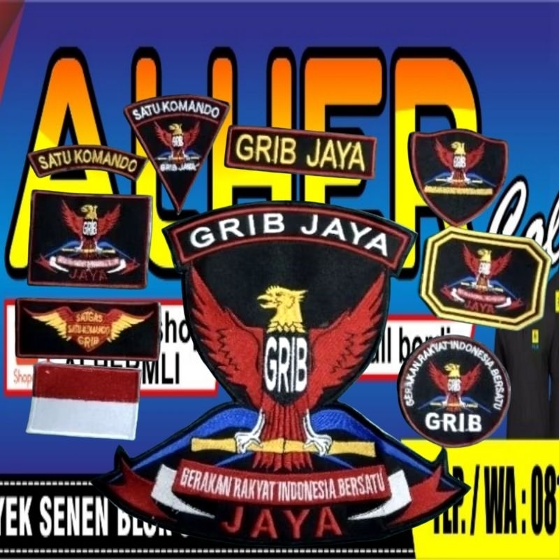 Jual Logo grib jaya logo bordir grib jaya emblem grib jaya emblem ...
