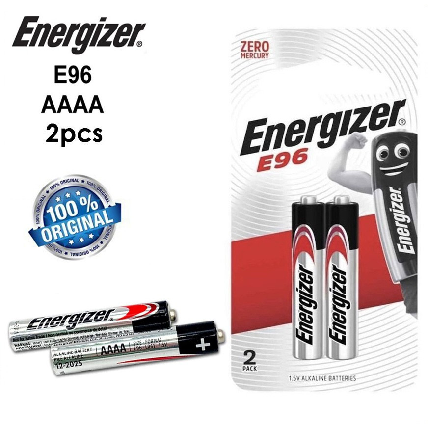 Jual Baterai Alkaline Energizer AAAA E96 A4 4A battery pen stylus E96BP2 | Shopee Indonesia