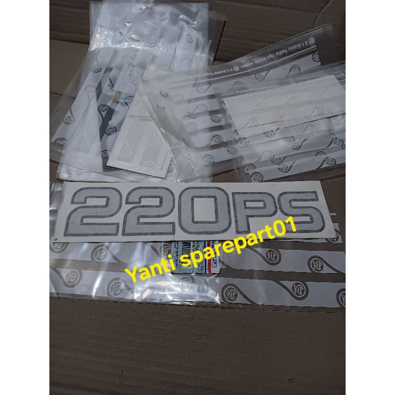 Jual STIKER STICKER 220PS FUSO ORIGINAL MITSUBISHI KTB | Shopee Indonesia