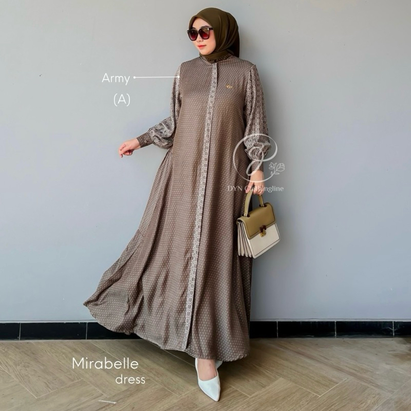 Jual DYN Clothingline Mirabelle Dress | Dress Full Kancing Simple Busui ...