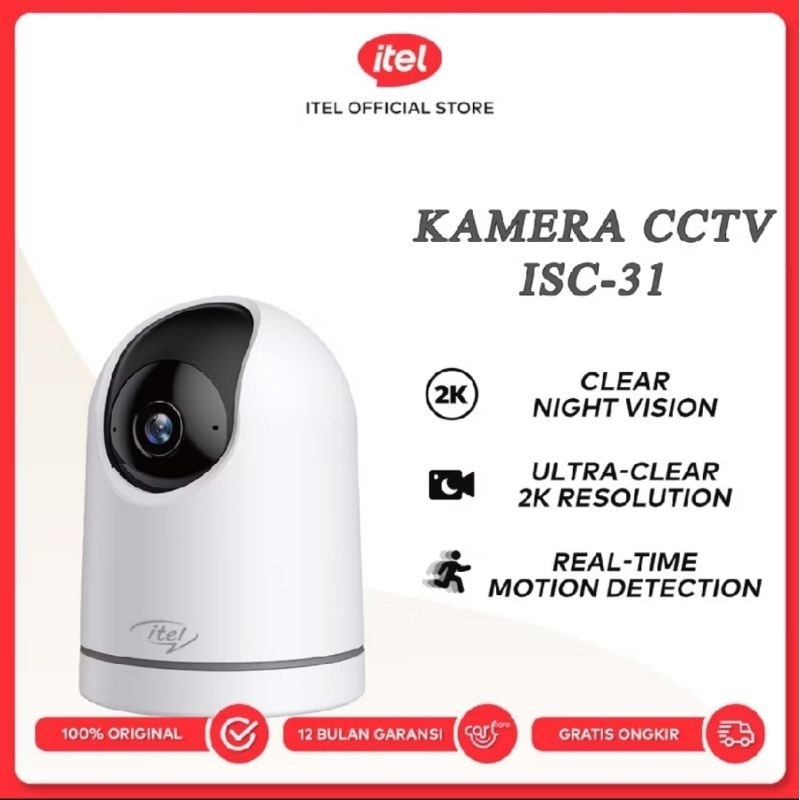 Jual Itel ISC-31 2MP Smart Wifi Pan Tilt IP Kamera CCTV Indoor Home ...