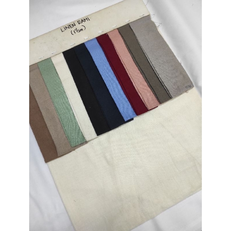 Jual Kain Katun LINEN RAMI Premium | Shopee Indonesia