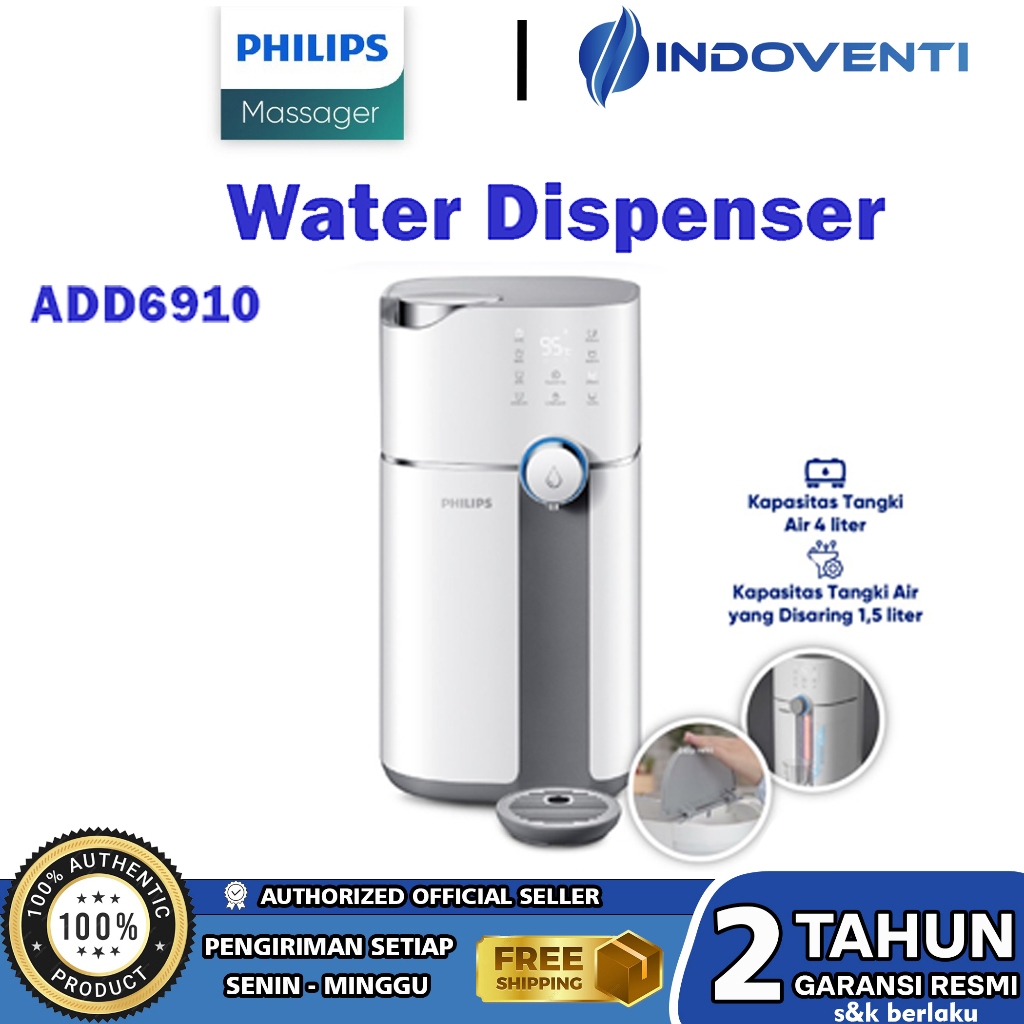 Jual Philips Water ADD6910 Water Dispenser Water Purifier Heating With ...